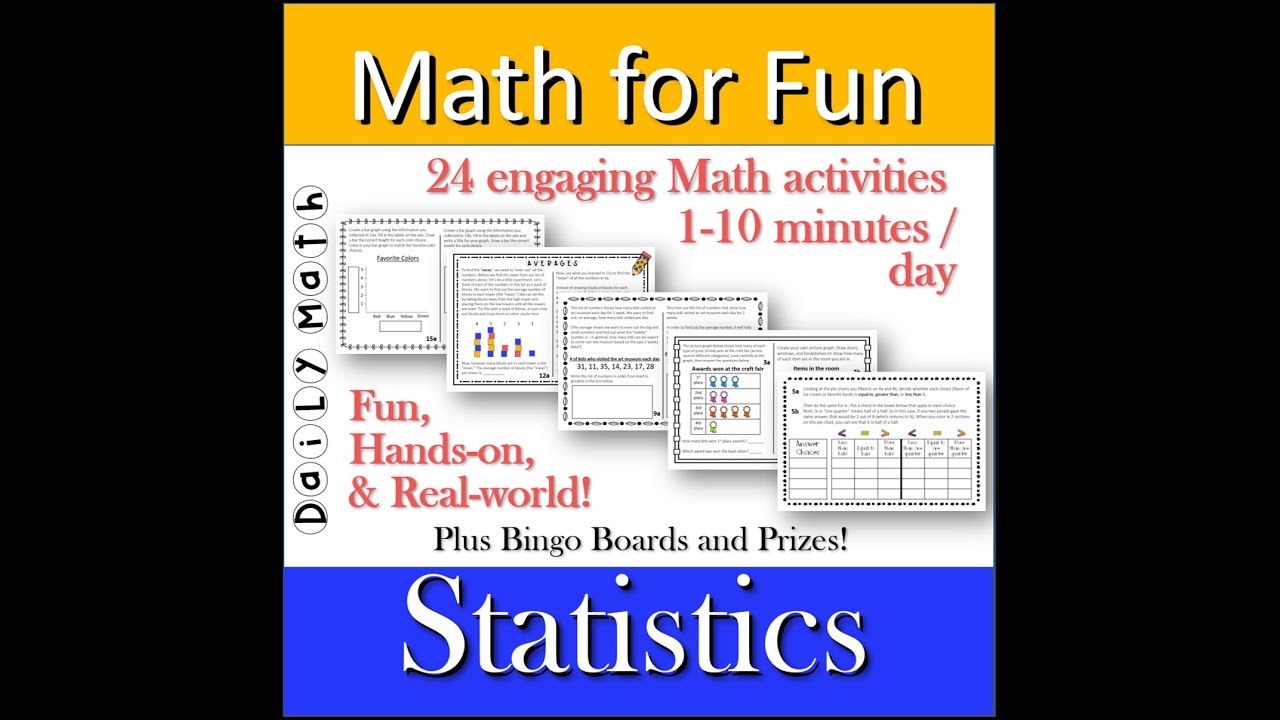 Math for Fun unit: Statistics - YouTube