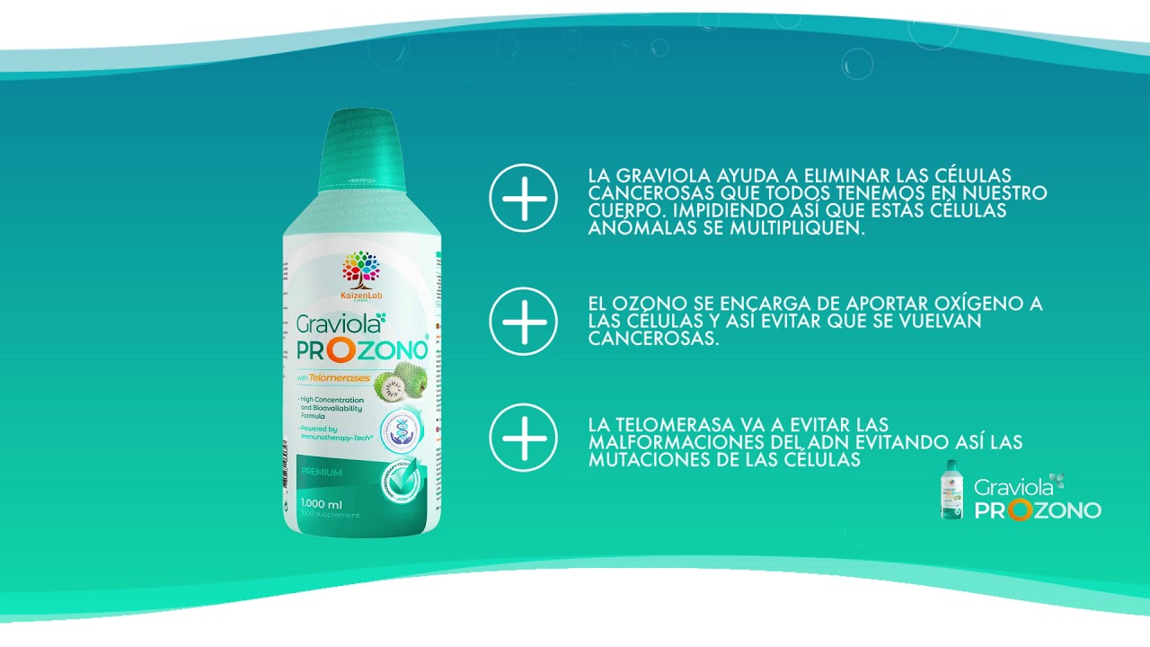 Graviola Prozono con Telomerasa - YouTube
