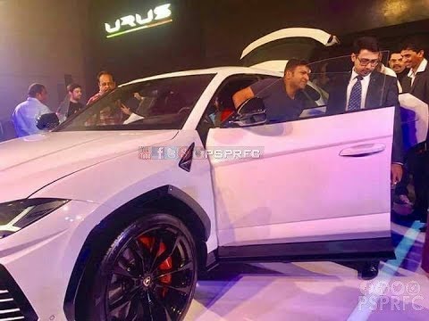 Power star puneeth rajkumar in Lamborghini car | Lamborghini urus ...