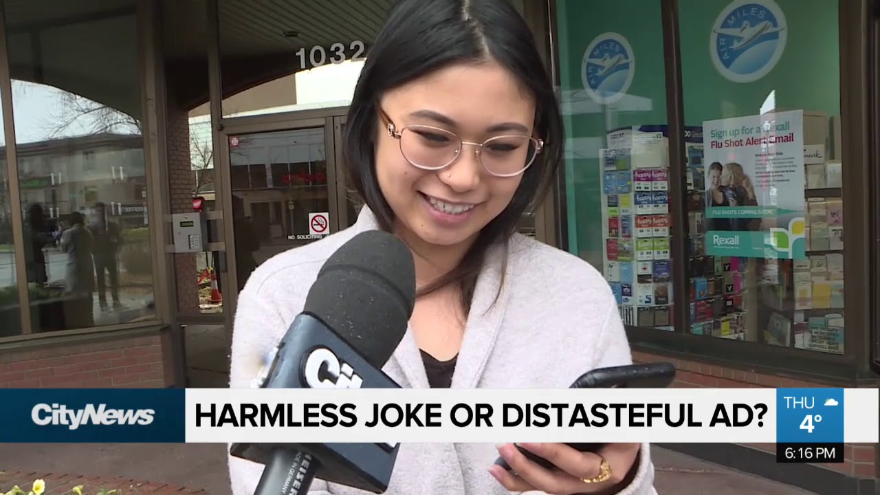 Harmless joke or distasteful ad? - YouTube
