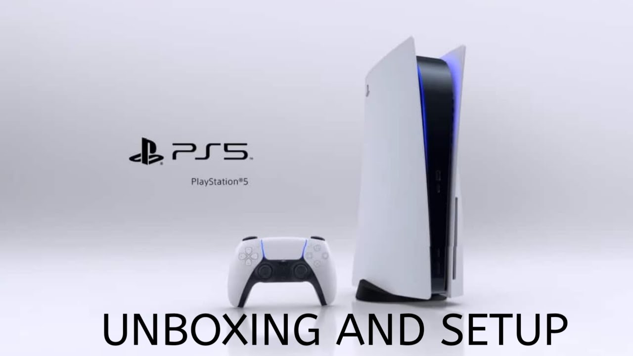 PS5 UNBOXING AND SETUP!! || #playstation - YouTube