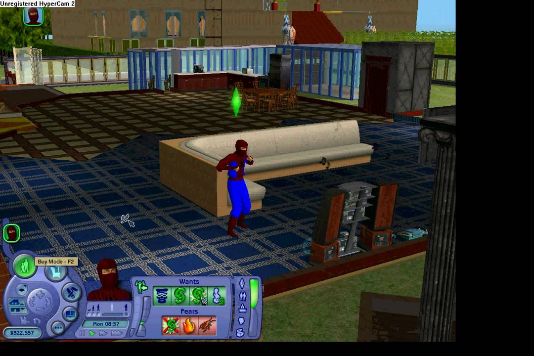 the sims 2 spider man.avi - YouTube