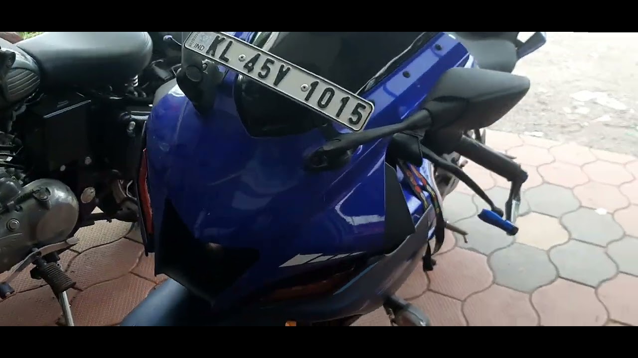 R15 v4 drl blinker - YouTube