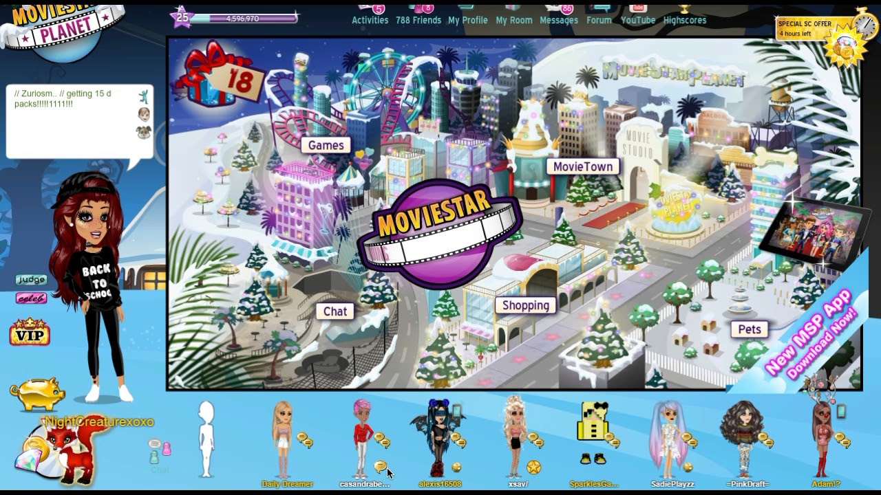 Types of vips on MSP ♥ - YouTube