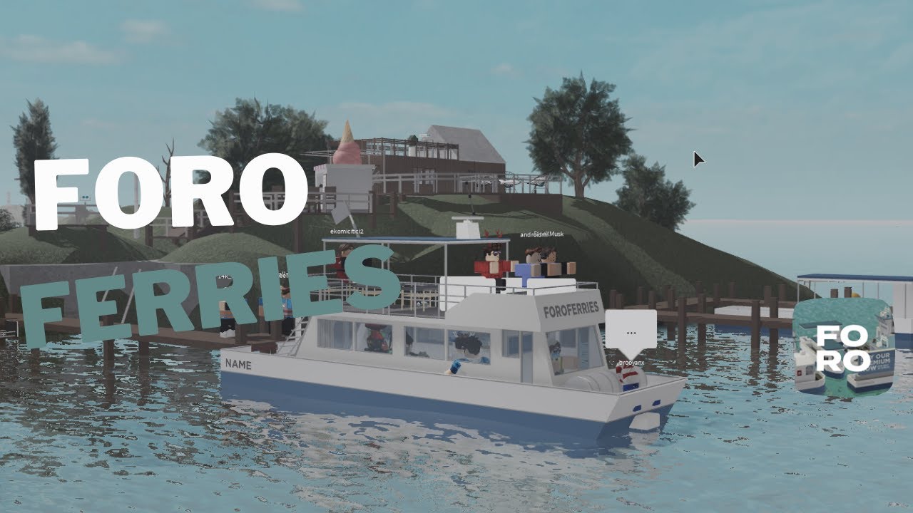 ROBLOX | Foro Ferries Crossing - Manslit Port - YouTube