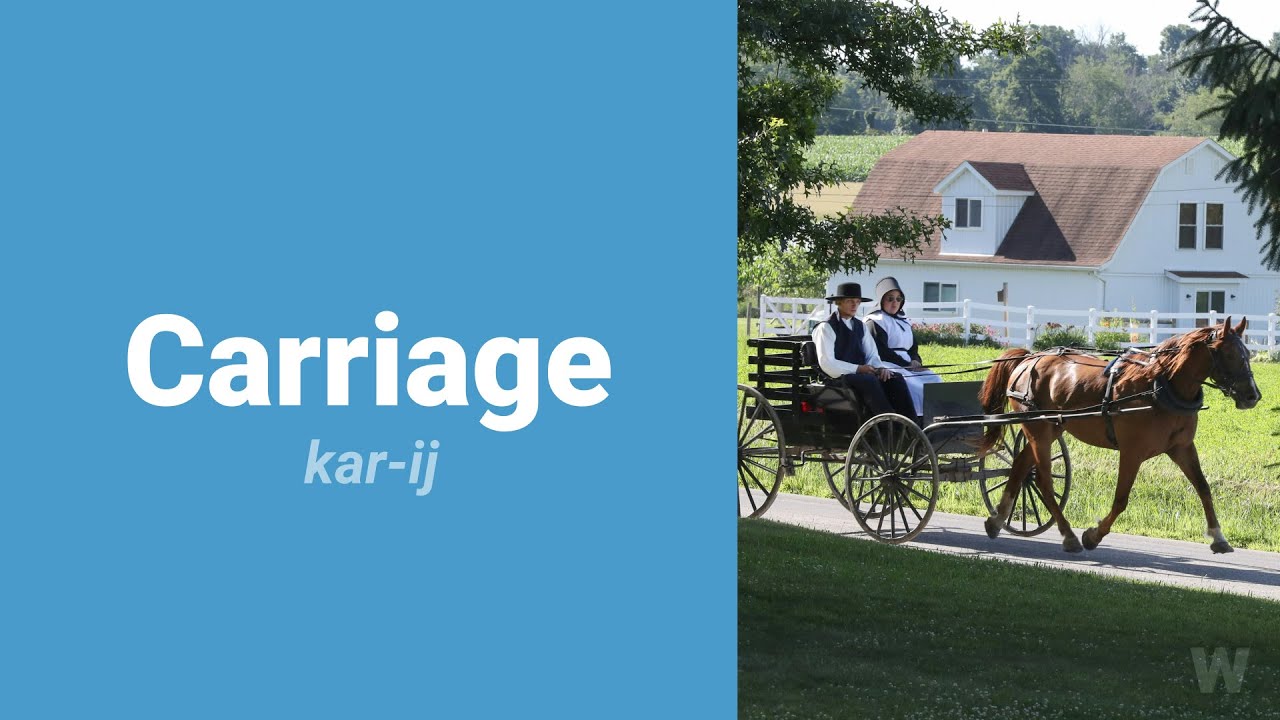 How to Pronounce Carriage? | Oxford 5000 Advanced English - YouTube