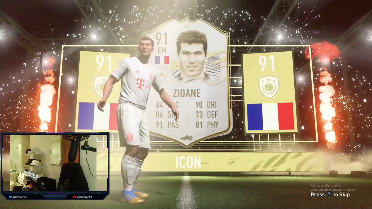 OMG PACKING ZIDANE IN A 7.5K PACK WITH LIVE REACTION #FIFA21 BEST PACK ...