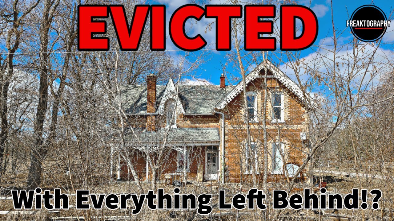 FAMILY WAS EVICTED - Abandoned House With Everything Left Behind - YouTube