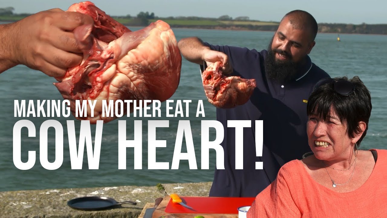 MAKING MY MAM EAT A COW'S HEART?! | Delicious Tacos by the Sea ️🌮 - YouTube