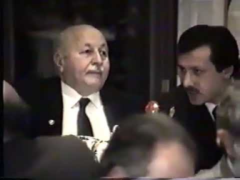 Erbakan ve Recep Tayyip Erdoğan Yemekte Konuşuyorlar - Refah Partisi İstanbul Salon Buluşması