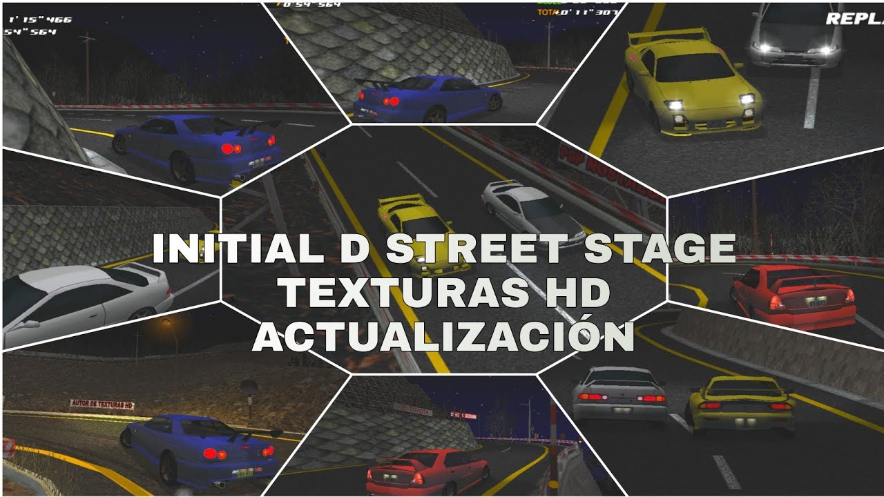 INITIAL D STREET STAGE HD VERSION TEXTURAS ACTUALIZACIÓN ESCUELA TODOU ...