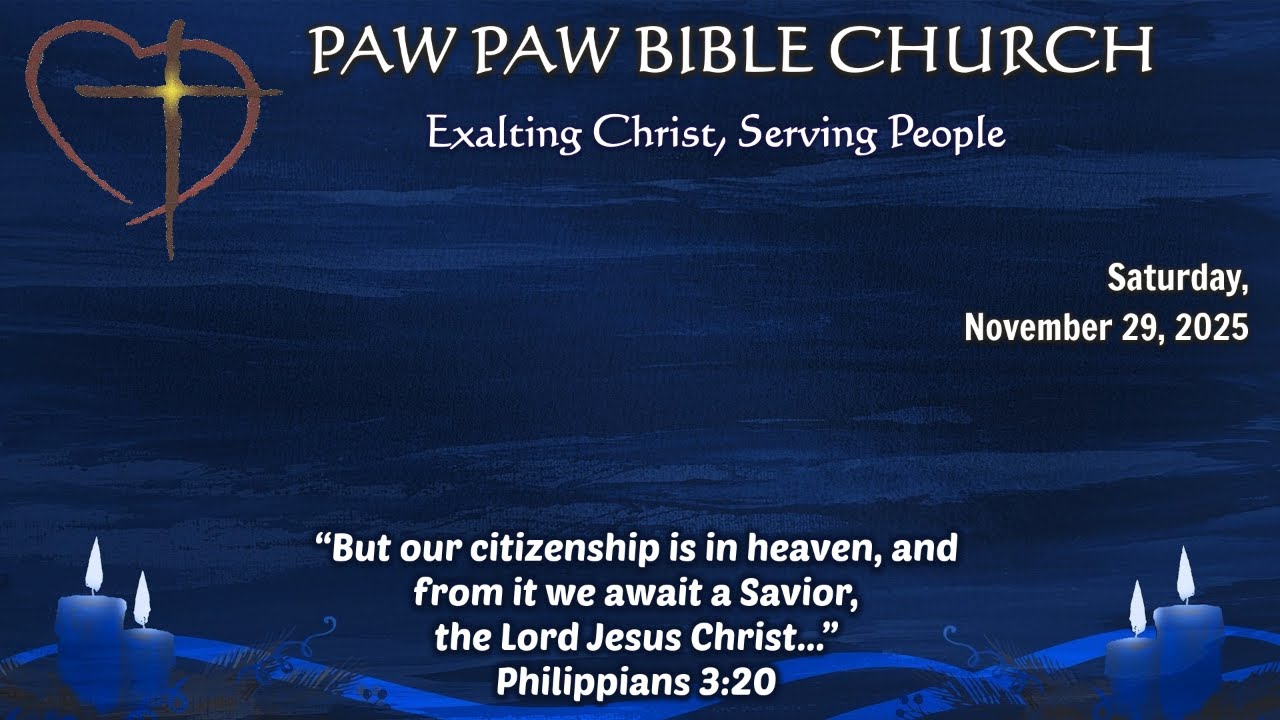 11/29/2025 "Hope Sought, Hope Found, Hope Held" Saturday Worship - YouTube