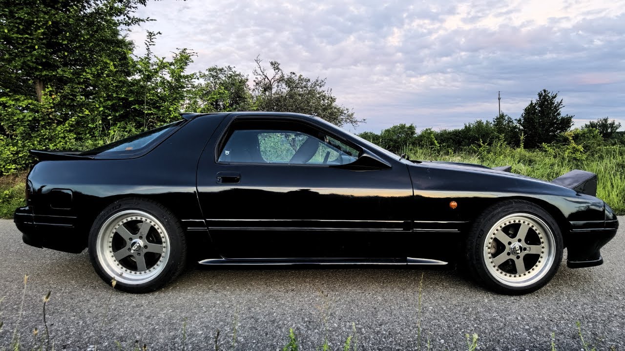 I did a launch in my 1991 Mazda RX-7 - YouTube