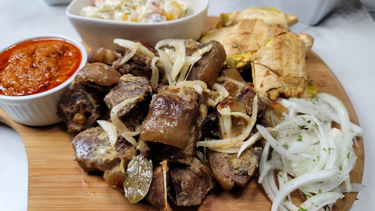 chèvre braisée à la moutarde, un délice/ goat meat #viande #braised # ...