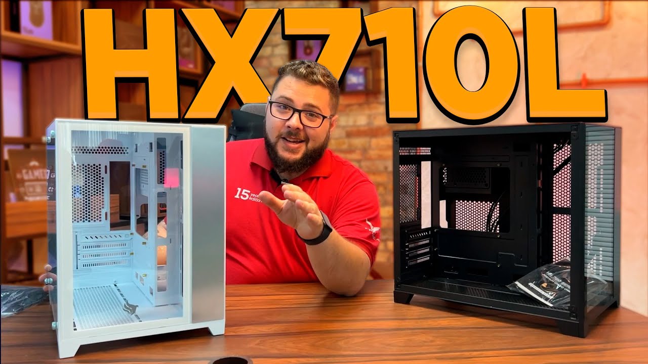 Primeiras Impressões Gabinete Pichau HX710L Branco ( Suporta 9 FAN ...