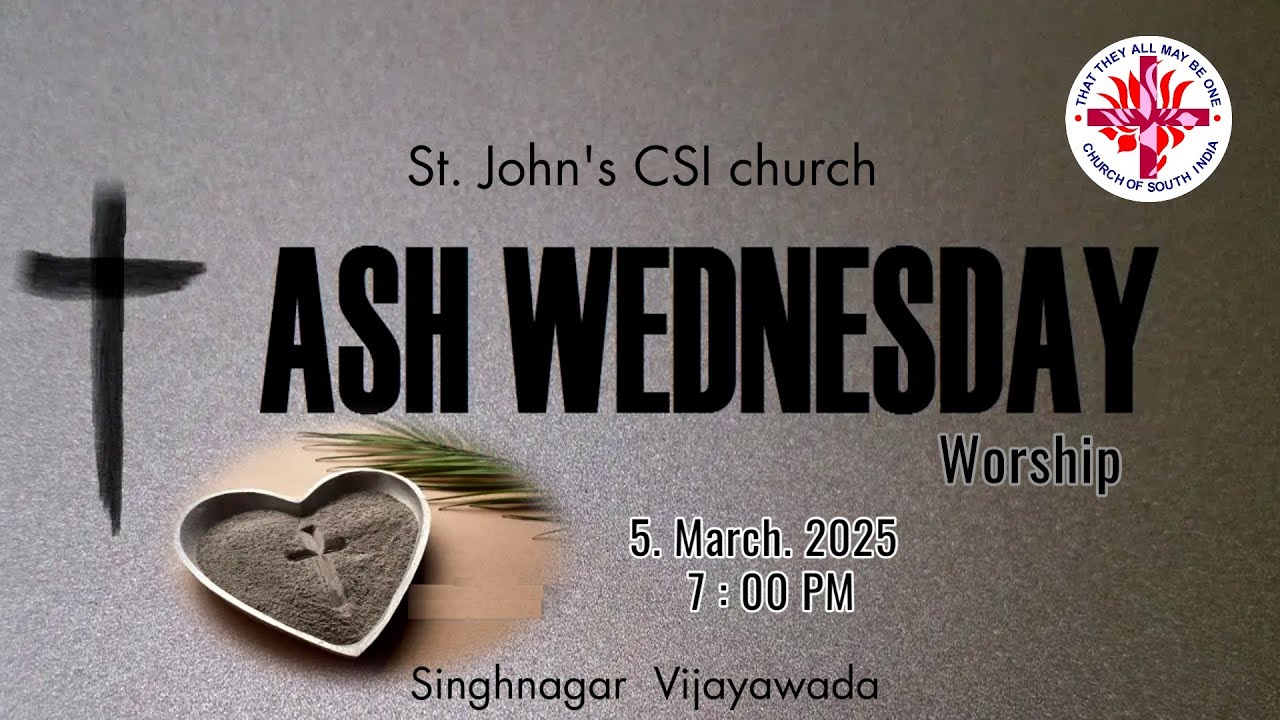 | ASH WEDNESDAY WORSHIP | 2025. MARCH. 5| 7 : 00 PM - YouTube