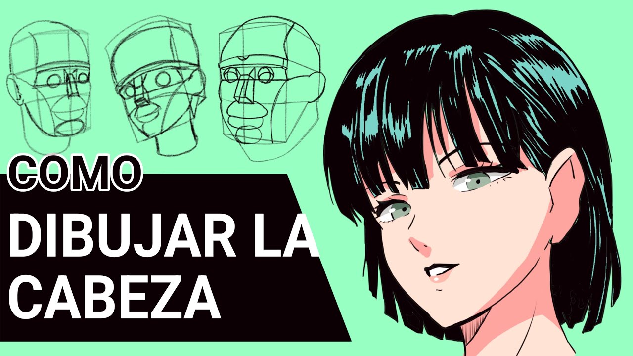 Como dibujar la cabeza. Parte 2: Estructura - YouTube