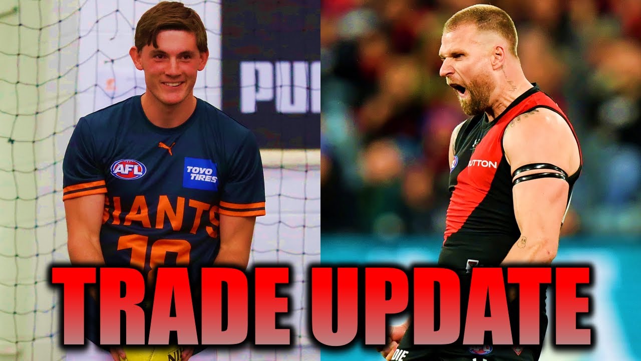 Essendon Trade Update! (Stringer meets with Giants coach, Pick 9 to be traded?) - YouTube
