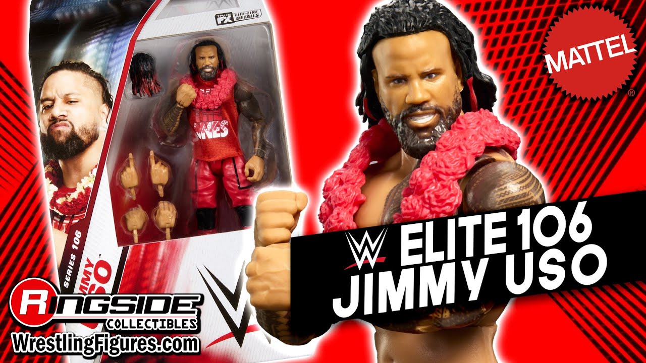 WWE Figure Insider: Jimmy Uso - Mattel WWE Elite 106 Wrestling Action ...