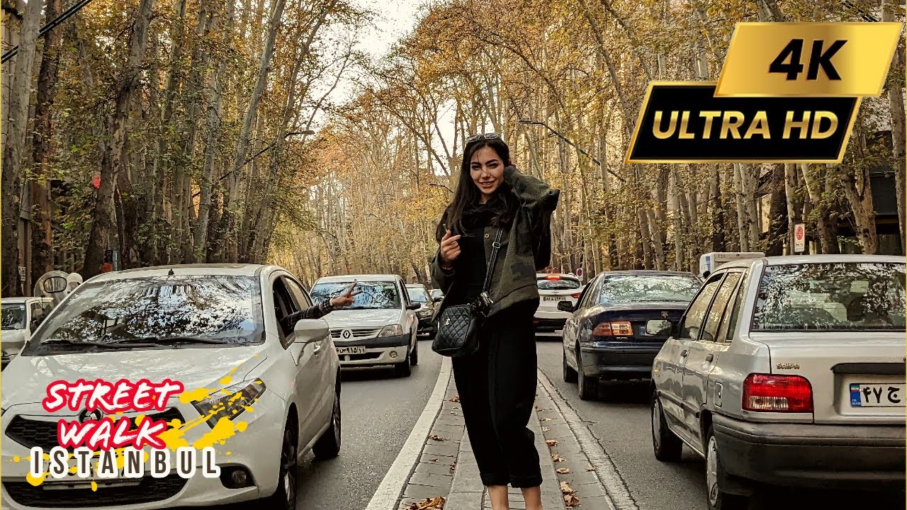 TEHRAN EVENING, Autumn Walking Tour December 2023 🍂 | 4K UHD 60FPS ...