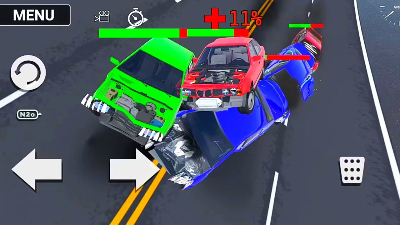 car crash royale game | car crash gameplay - YouTube