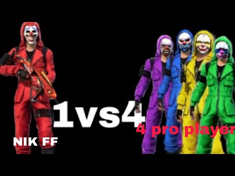 NIK FF 1 VS 4 FIGHT 🥵 || I AM BACK GUY'S 🥲 Please support me💪 - YouTube