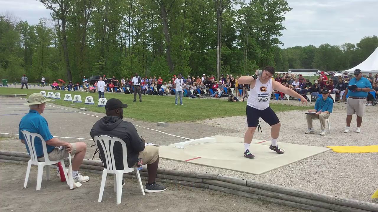D Kornack NCAA D3 Outdoor Shot Put 2019 - YouTube