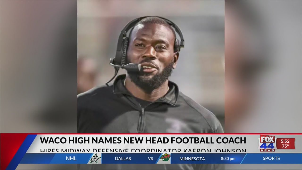 Waco ISD announces new University High Head Football Coach - YouTube