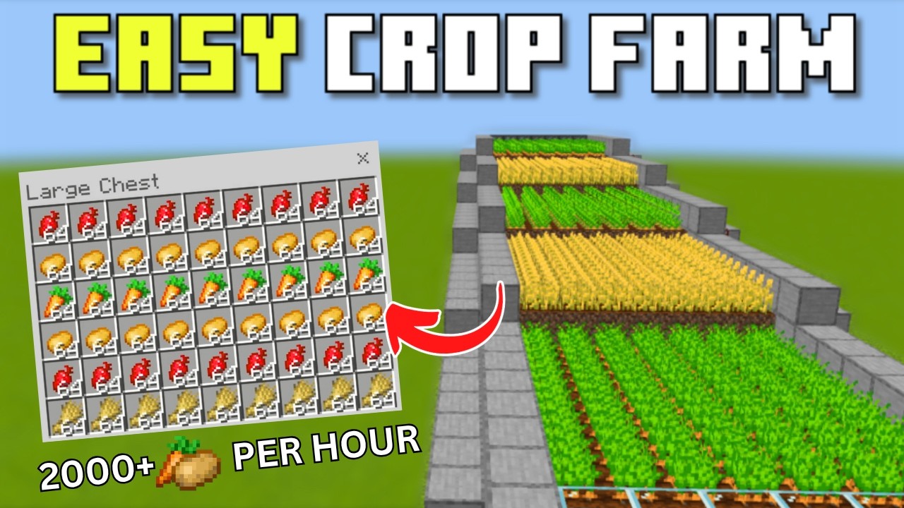 BEST Auto Redstone Wheat Farm in Minecraft Revealed - YouTube