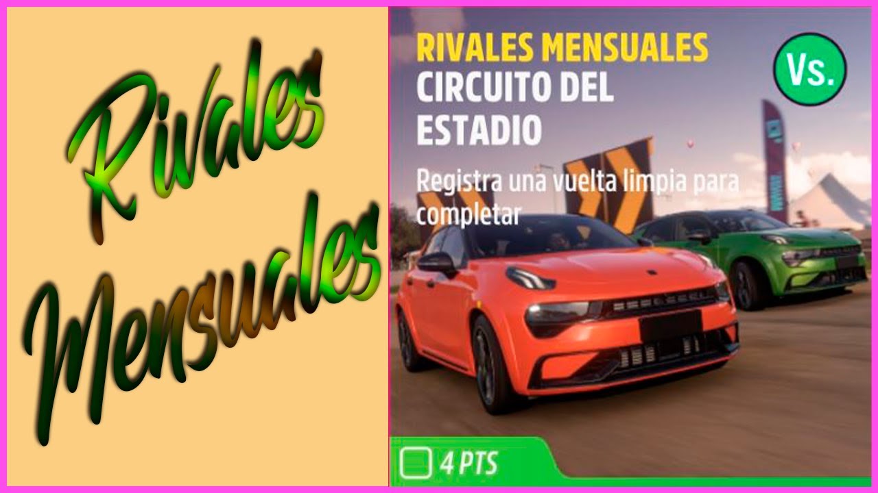 FORZA HORIZON 5. Verano. Serie 30. Rivales Mensuales. CIRCUITO DEL ESTADIO. - YouTube