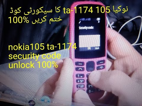 Nokia 105 TA-1174 security Code Reset |Nokia 105 TA-1174 security ...