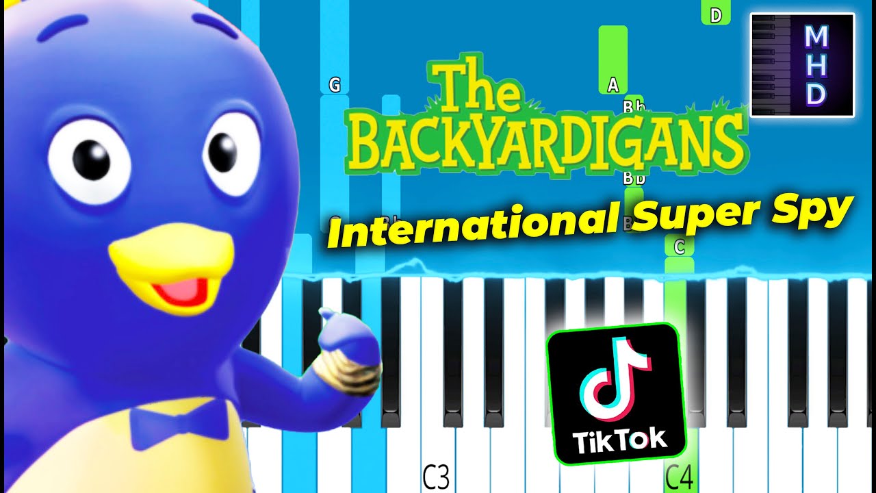The Backyardigans - International Super Spy - Piano Tutorial - YouTube