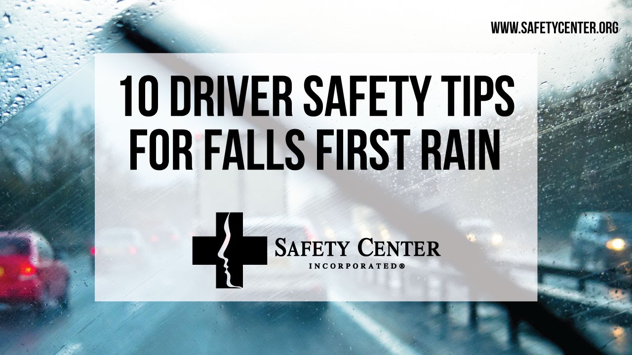 10 Driver Safety Tips for Fall's First Rainstorm - YouTube