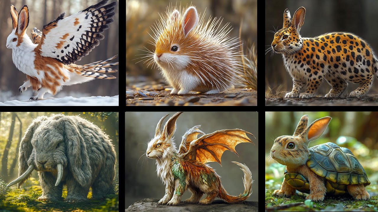 Amazing ANIMAL FUSION HYBRIDS 😱 BEST ANIMAL FUSION #ai #aiart # ...