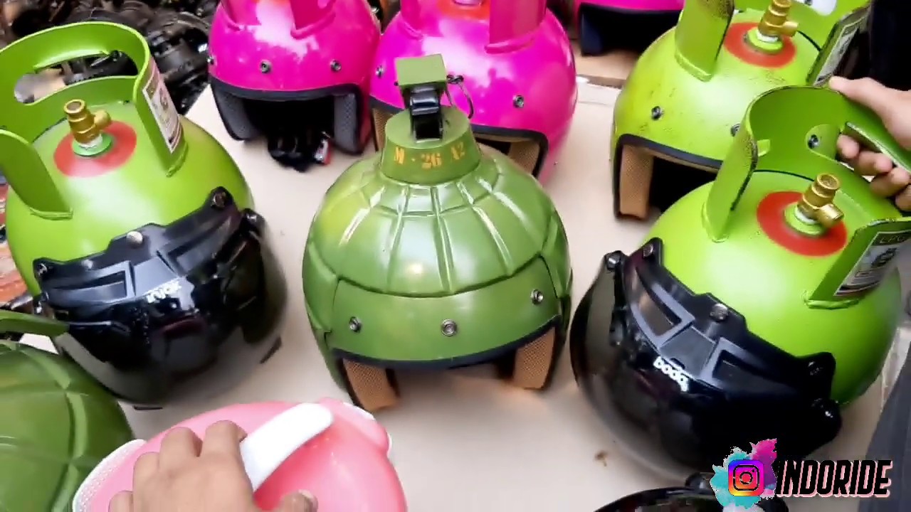 HELM BENTUK RICE COOKER DAN GAS 3KG SUPER UNIK, BIKIN NGAKAK! 🤣 - YouTube