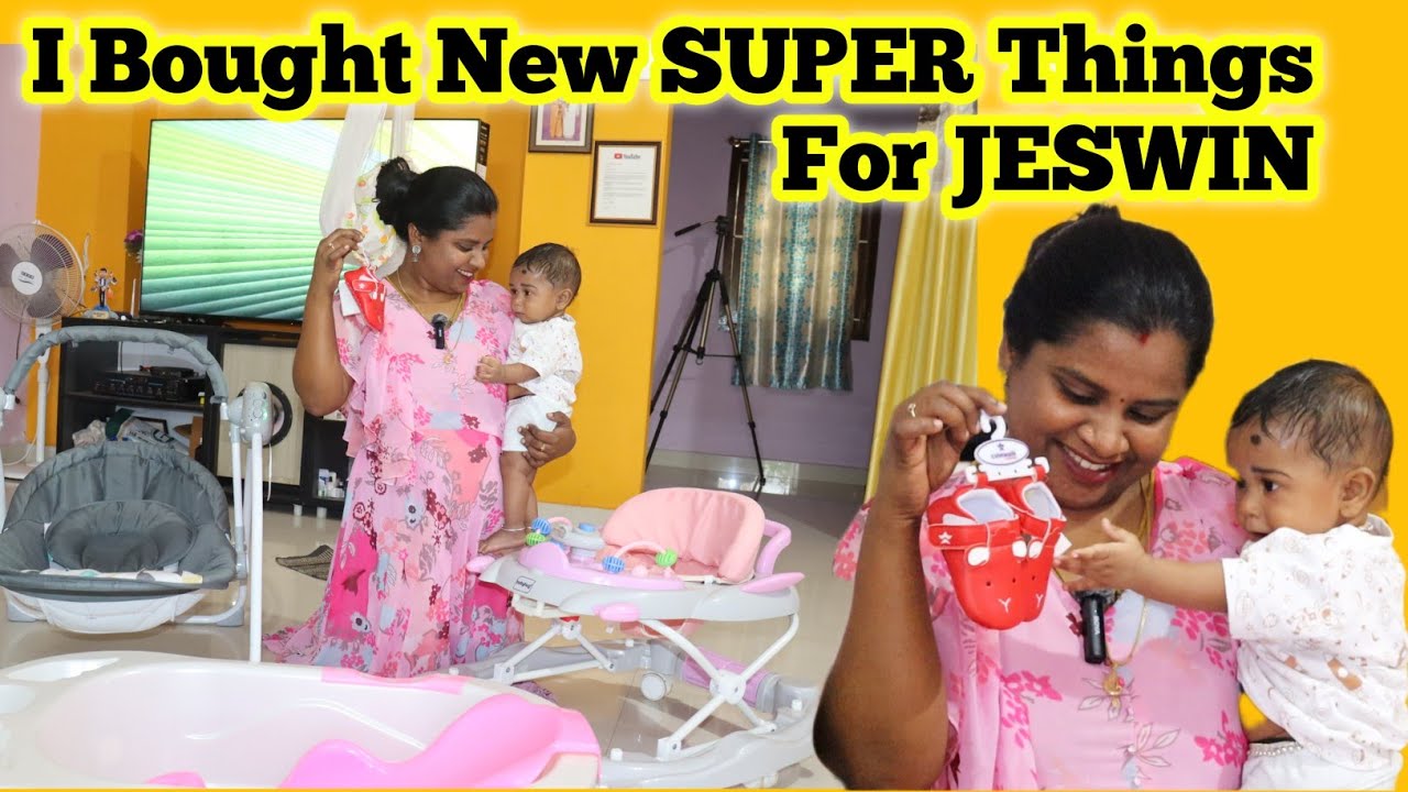 👶 I Bought New SUPER Things For JESWIN @jegatheesmeenavlog - YouTube