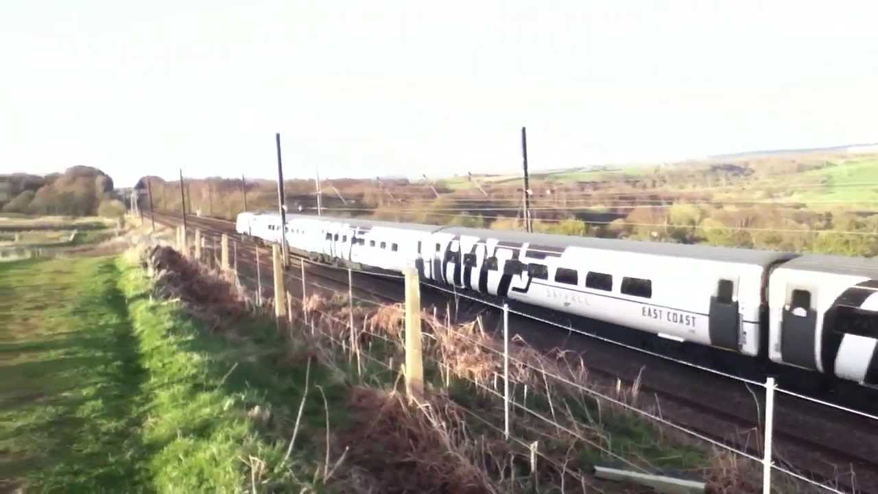 James Bond 007 Skyfall Train through Durham April 2013 (East Coast ...