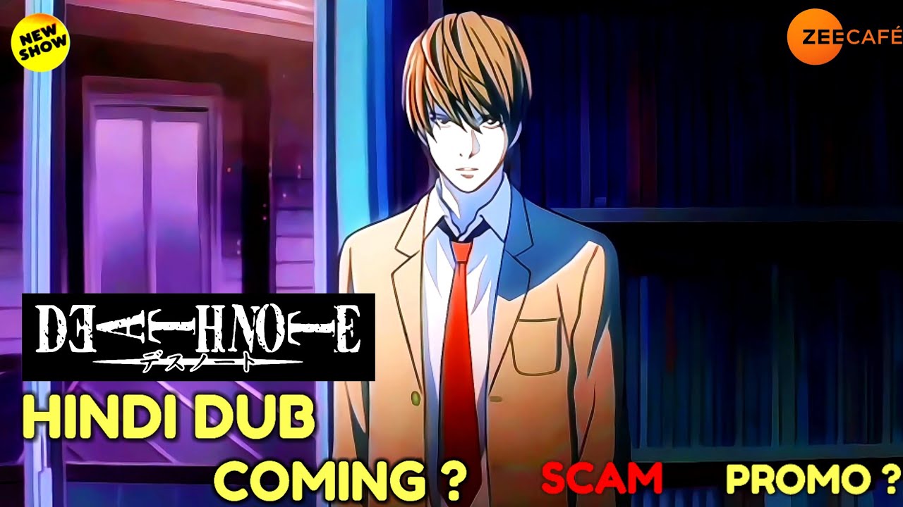 Death Note Hindi Dub Promo On Zee Cafe | Scam 2024 😡 - YouTube