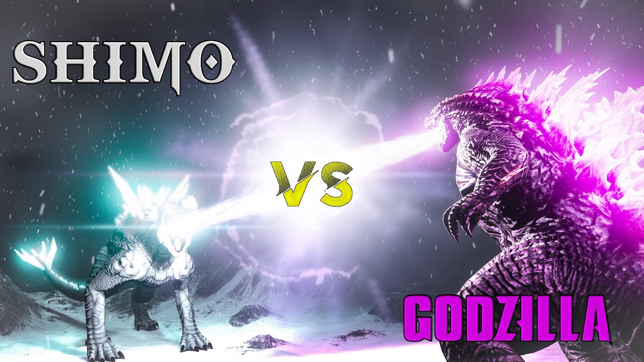 godzilla vs shimo fight scene - YouTube