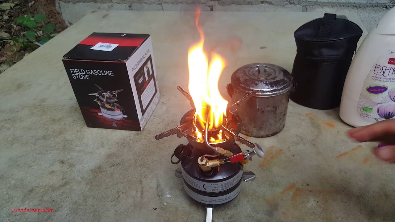 รีวิวเตาน้ำมัน BRS-12A เตาแก๊ซแบบพกพา Burner Trave- เตาน้ำมันเบนซินตั้ง ...
