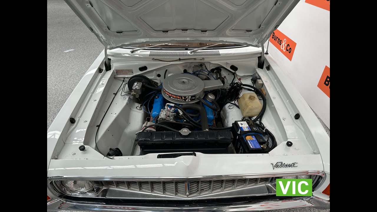 1975 Chrysler Valiant VJ Utility V8 - Engine Video - YouTube