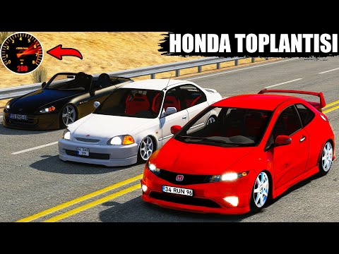 SERSERİ HONDACILAR OTOBANDA !! ASSETTO CORSA