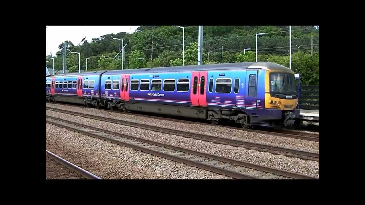 Trains at Sandy Station - YouTube