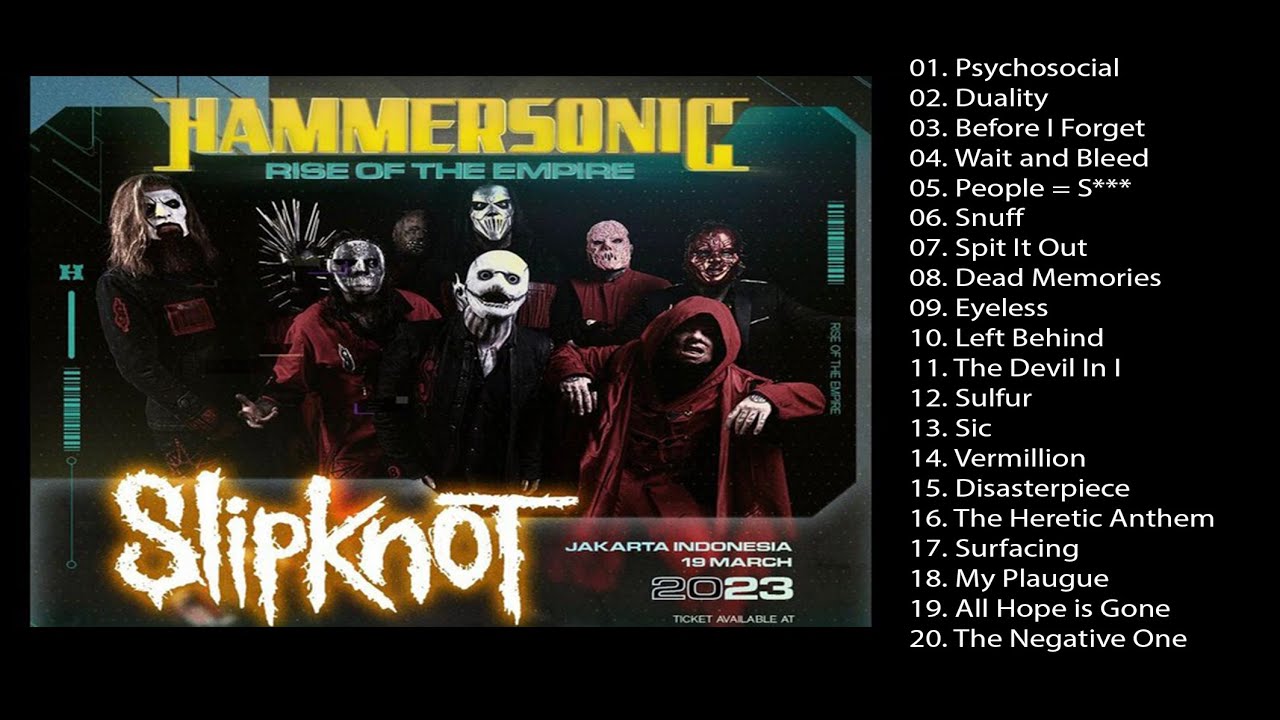 SLIPKNOT FULL ALBUM HAMMERSONIC - YouTube