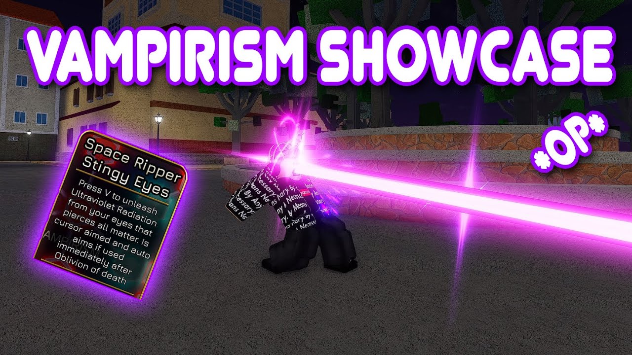 [YBA] Vampirism Showcase - YouTube