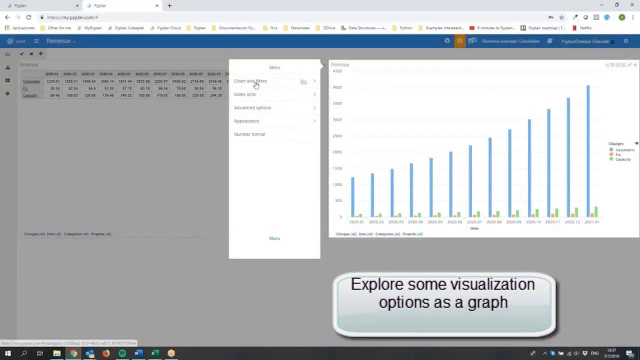 Pyplan - Revenue Calculation Example - YouTube