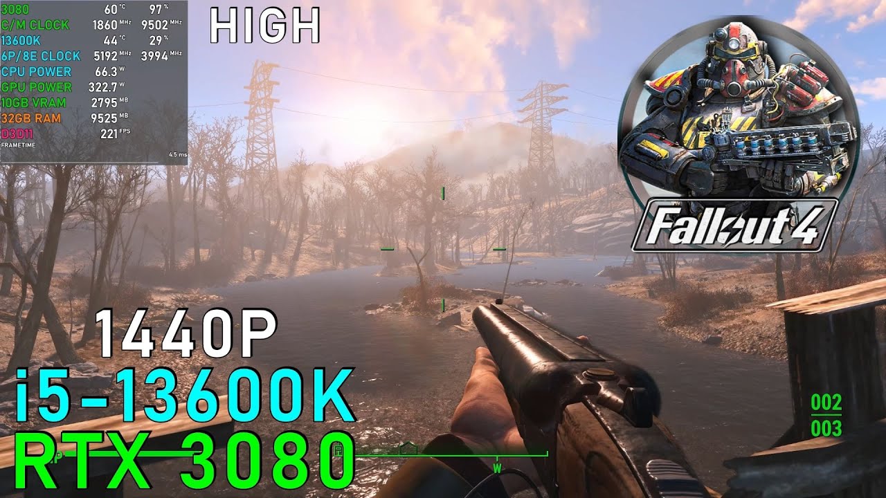 Fallout 4: [1440P] RTX 3080 OC | 13600K 5.2GHz - YouTube