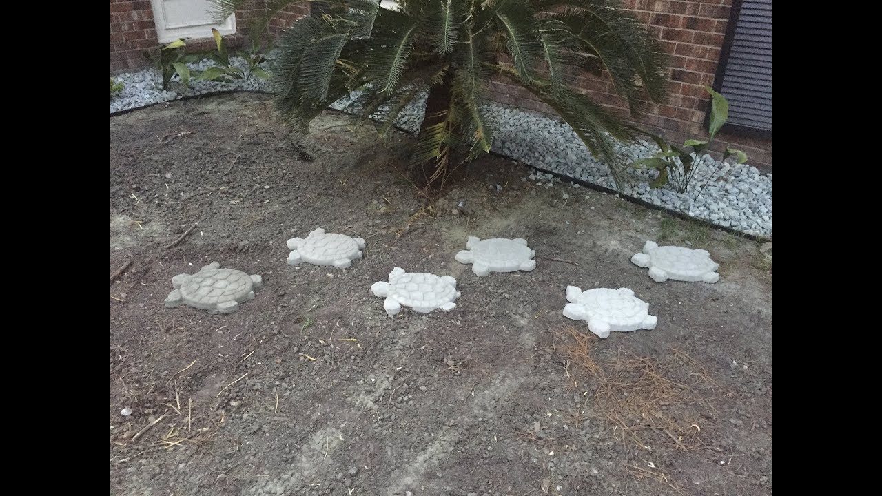 How to make Turtle pavers - YouTube
