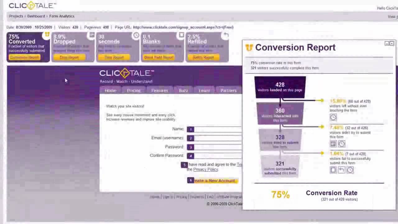 ClickTale: Form Analytics - YouTube