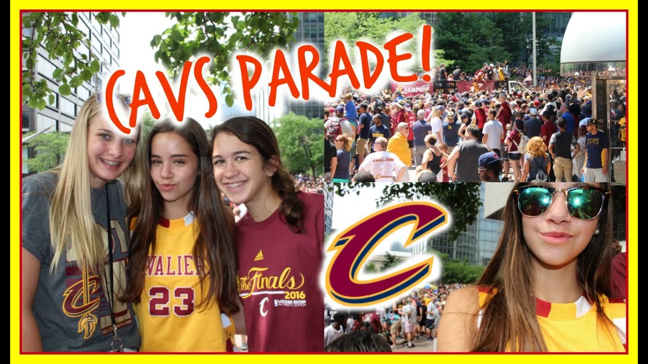 Cavs Celebration Parade Downtown Cleveland 2016! - YouTube